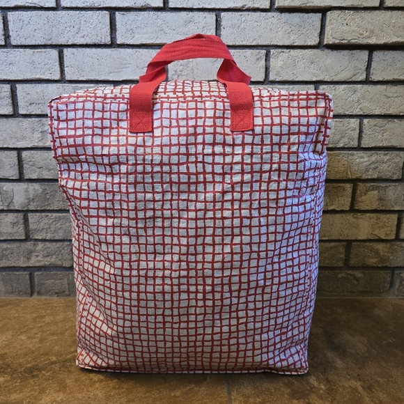 IKEA | Bags | Red Squared Ikea Storage Xl Bag | Poshmark